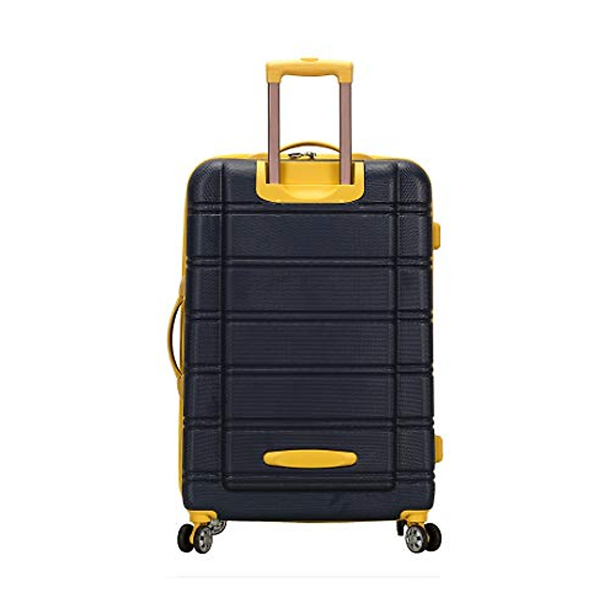 Rockland Unisex Adults Melbourne Hardside Expandable Spinner Wheel Luggage, Navy, 2-Piece Set (20/28)