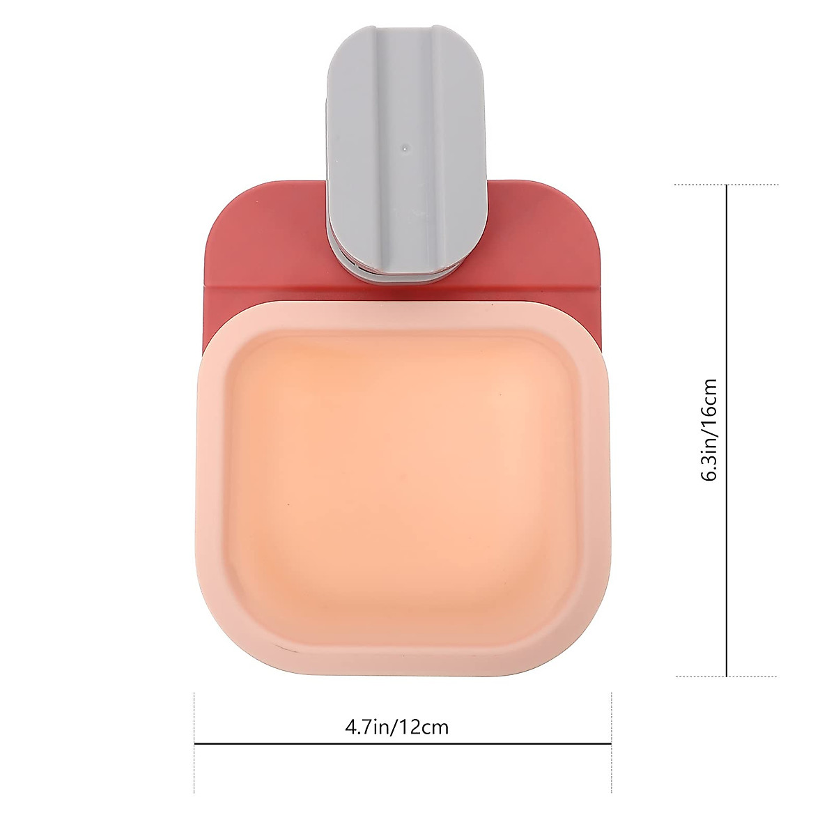 VOSAREA Table Mount Trash Can Mini Desk Hanging Trash Bin Tiny Waste Bin Makeup Pad Garbage Holder for Coffee Vanity Table Kitchen Pink