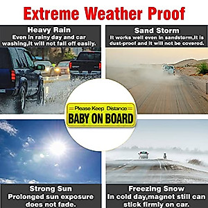 Baby on Board Please Be Patient Magnet Decal Safety Signs for Baby on board Magnet for Car，Baby on Board Magnet for Car，Baby on Board Signs For Car