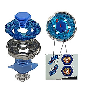 FOCBAD Bey Battling Tops Blade Metal Fusion with Launcher, Stainlsee Steel Precision Gyro Anti-Grabity Spinning Tops, Balance Desktop Spinner Toys Gifts for Child and Boys