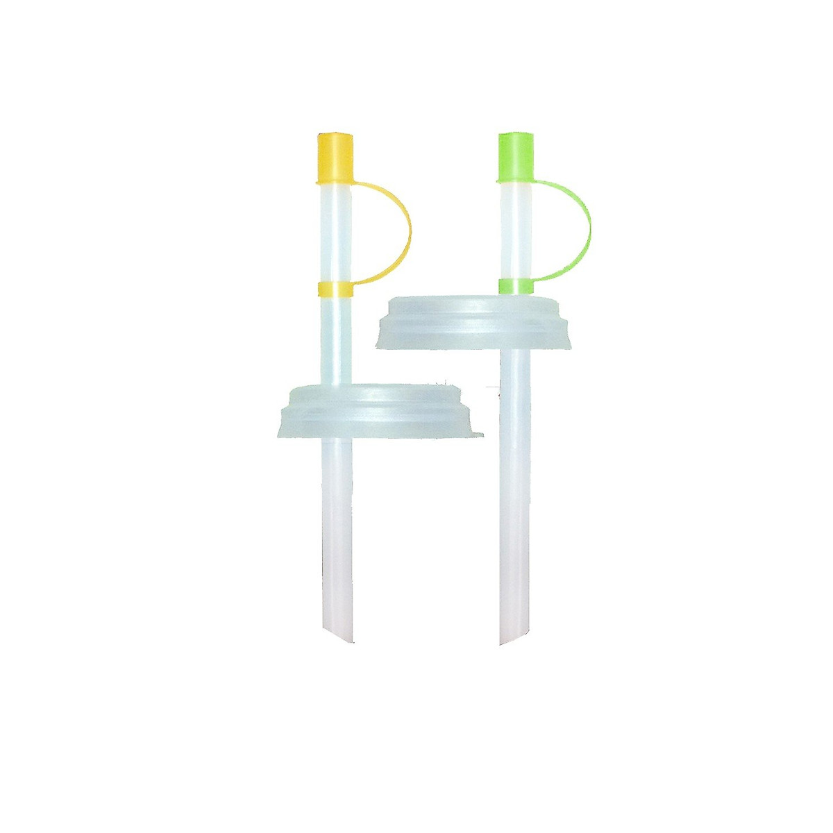 Jokari 4 Count Sip and Seal Soda Straws for Canned Beverages