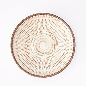 Product of Gifu Japan Mino Ware Serving Plate, 7.5 inch, Beige, Mino-Mingei, Japanese Ceramic Plate, Microwave/Dishwasher Safe