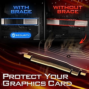 Antec GPU Support Bracket, Graphics Card GPU Brace Support Video Card Sag Holder Holster Bracket (Black)