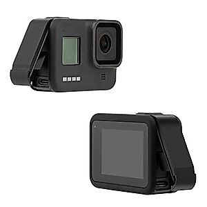 YALLSAME Replacement Side Door Aluminium Wateproof Battery Cover for GoPro Hero 8 Black Repair Accessories for GoPro 8 33ft Waterproof SD Card Slot Lid Battery Cover