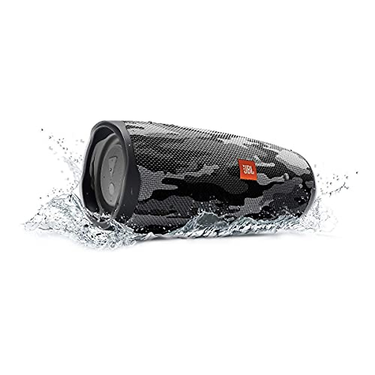 JBL Charge 4 Portable Waterproof Bluetooth Speaker - Black Camo (Renewed)