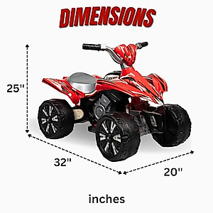 Kid Motorz Xtreme Quad Red 6V Ride On