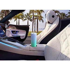 Meoky 30 oz Insulated Tumbler with Lid and Straw, Stainless Steel Vacuum Insulated Tumbler, Keeps Cold for 24 Hours, 100% Leak Proof, Fits in Car Cup Holder (Fairyland)