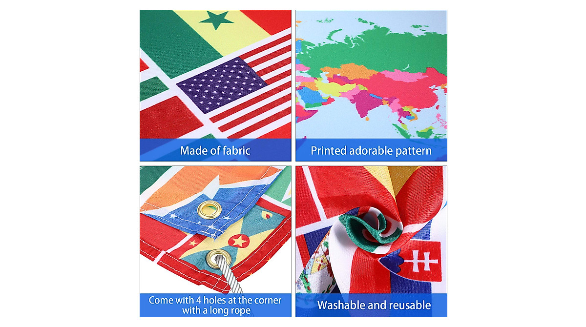 World Flag Banner | 3x5 ft International Country Flags