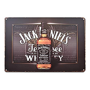 K&H Wine from Around The World Retro Distressed Metal Tin Sign Posters Wall Decor 12X8-Inch (Wine)