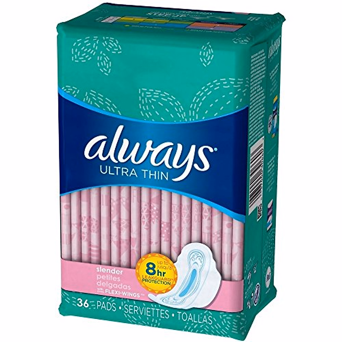 Always Ultra Thin Pads Slender Flexi-Wings 36 Each (Pack of 5)