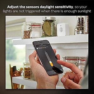 Philips Hue Motion Sensor + White Ambiance A19 LED Smart Bulb 2-Pack, Compatible with Alexa, Apple Homekit and Google Assistant, Bluetooth Compatible, Motion Sensor Requires Bridge