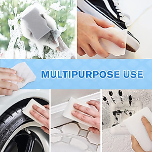 Squish Sponge Cleaning Pads, 18 Pack for Walls, Oven, Kitchen - With Melamine Foam, Universal Cleaner