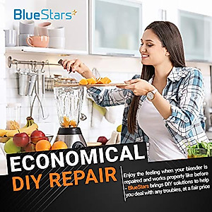 Ultra Durable 9704230 Blender Drive Coupling Replacement part by Blue Stars – Exact Fit For KitchenAid KSB5WH KSB5 KSB3 Blenders – Replaces WP9704230VP WP9704230 PS11746921 AP6013694 - PACK OF 2