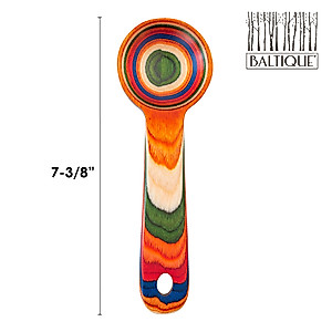 Baltique Marrakesh Collection Wooden Coffee Scoop for Ground Coffee