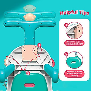 Baby Sit-to-Stand Walker,Toddler Entertainment Table Activity Center Early Perschool Education Toy,Baby Push Walker for Boy Girl 10 Months +