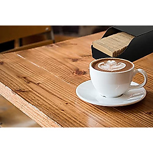 Mind Reader Cup and Lid Organizer Carousel, 4 Compartment, Black, 7.75 x 12 x 7.75 & Coffee Sleeve Storage Dispenser Organizer, Black 6 X 9.57 X 3.78