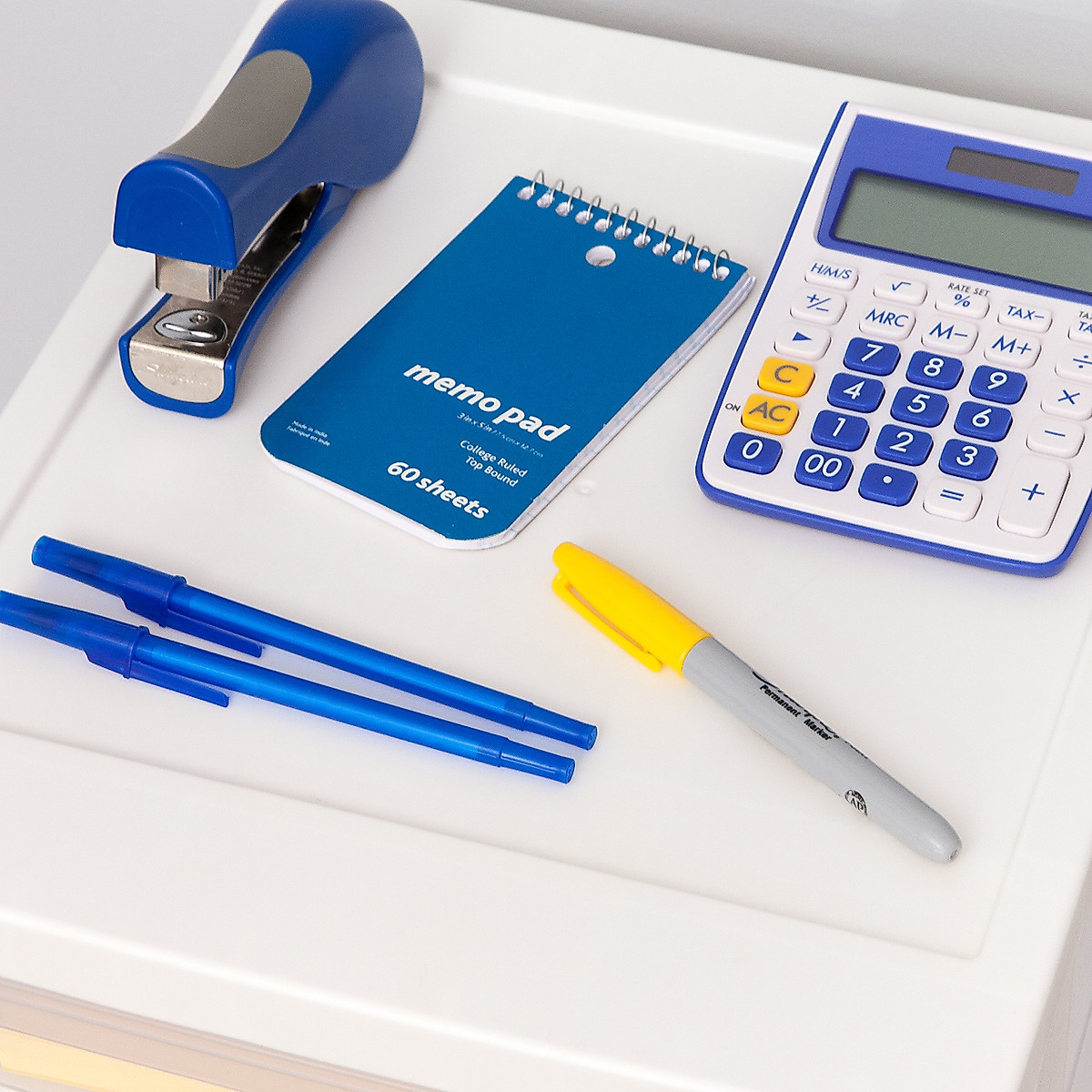 IRIS USA MC-341-NS Storage Drawer Cart, 5 WHT CLR, White