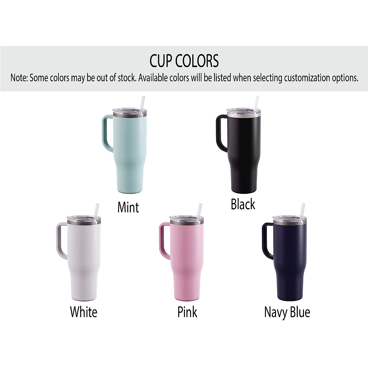 AVITO Personalized Baseball Tumbler - 40 oz Stainless Steel Tumbler With Handle - Laser Engraved - Umpire Gift, Team Gift, Baseball