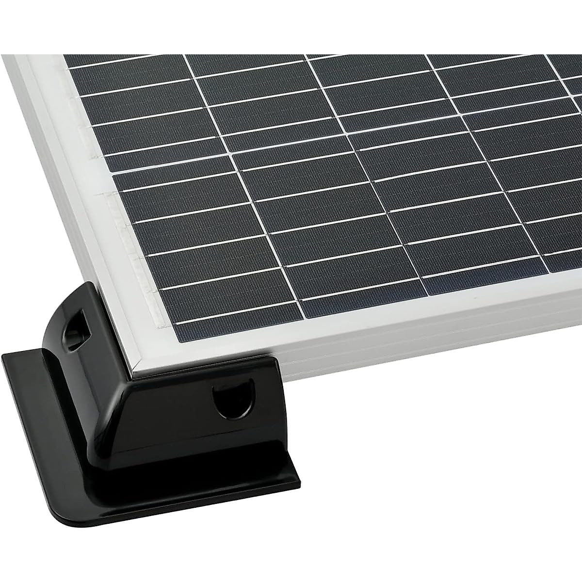 Spartan Power ABS Drill Free Solar Panel Mount 4 Piece (Black) Great for RV's, Vans, Trailers, Buses, Skoolies, Boats