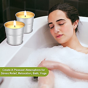 Citronella Candles Outdoor 12 Pack - 160 Hours Burn 100% Natural Soy Wax Candles Set for Home Garden Patio Camping Picnic, Scented Candles Gifts Women Wedding Birthday Christmas Housewarming Gift