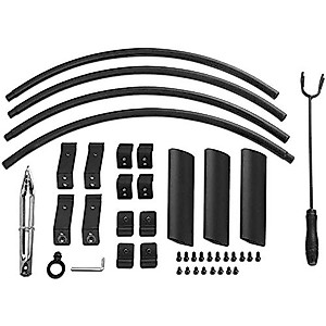 LEAYAN Garden Fire Pit Grill Bowl Grill Barbecue Rack Fire Pit Bowl, Outdoor Metal Firepit,BBQ Grill Fire with Grille, Sticks for Fire Pit, Fire Pit with Cover BBQ Cooking for Camping Backyard