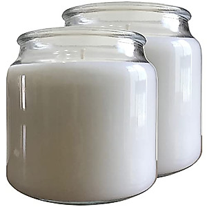 2 Pack Unscented Candle Large Soy Wax