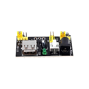 Aoicrie 10PCS 3.3V 5V Power Supply Module for MB102 102 Prototype Breadboard DC 6.5-12V or USB Power Supply Module