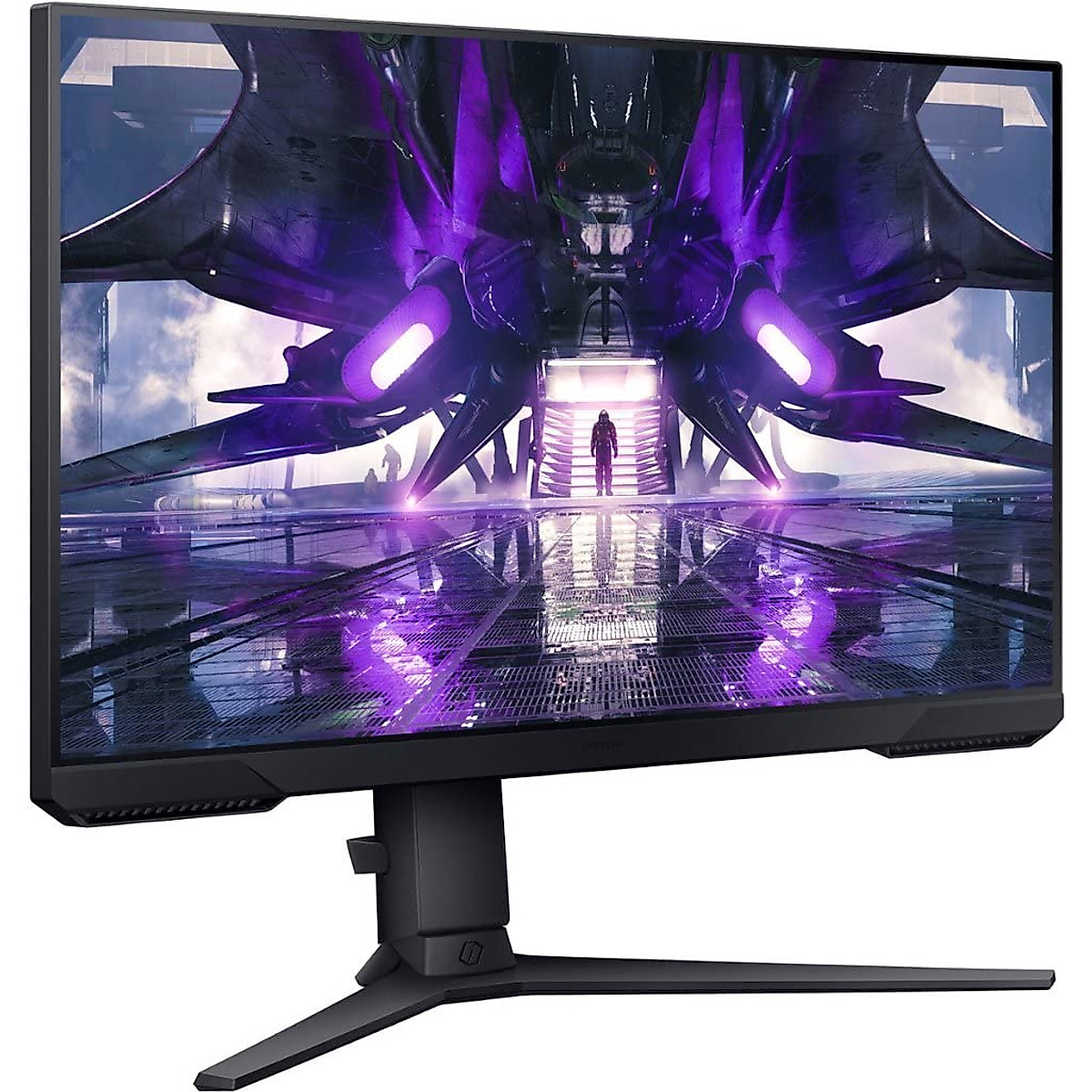 SAMSUNG Odyssey G3 Series 24-inch FHD 1080p Gaming Monitor, 165Hz, LED 1ms, Height Adjustable Stand, 3-Sided Border-Less, FreeSync Premium, with MTC HDMI Cable