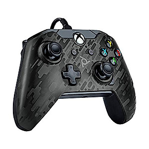 PDP Gaming Wired Controller: Phantom Black - Xbox One