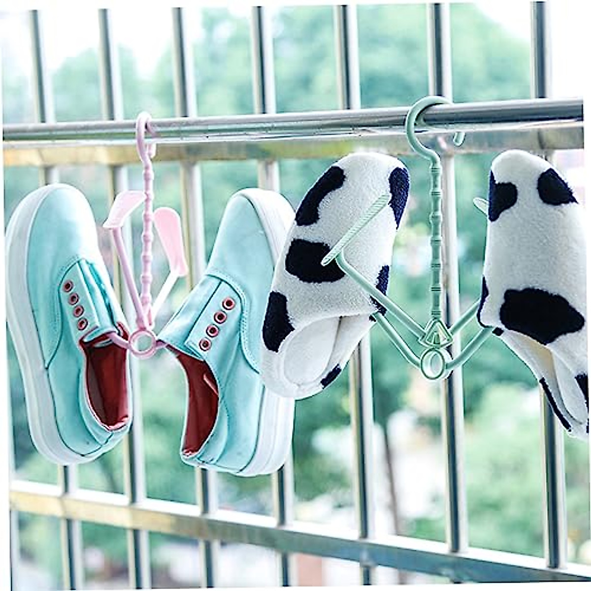 Alipis Hanging Clothes Drying Rack Shoes Rack Shoes Dry Rack Shoes Dryer Rack Dryer Rack for Shoes Shoe Rack Combo Plate superimposed