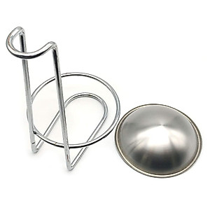 Stainless Steel Spoon Rest Holder,Long Handle Vertical Saving Soup Ladles Holders Ladle Rest Soup Ladle Holder