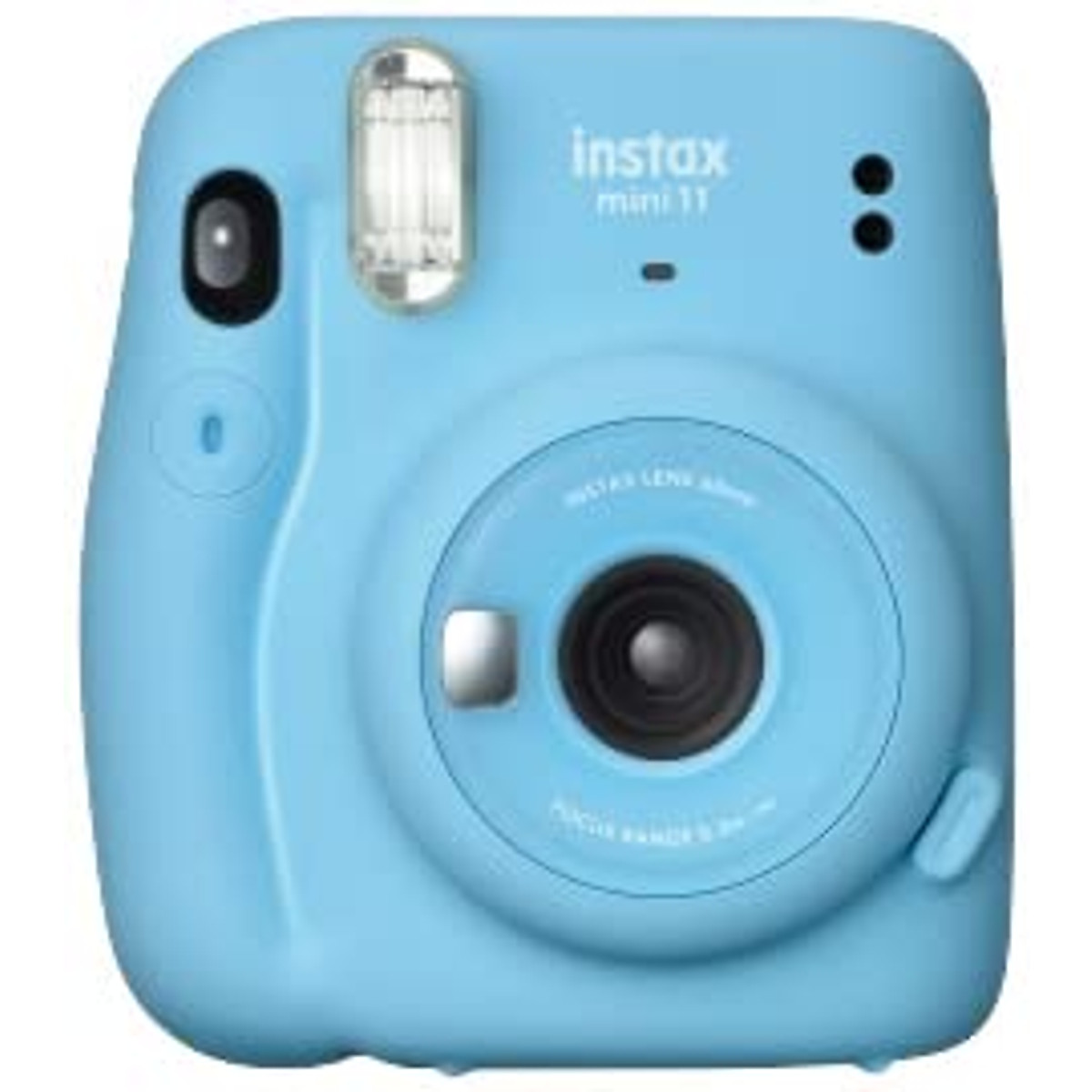 Fujifilm Instax Mini 11 Instant Camera Accessory Kit (Sky Blue) with Case, Instax Mini Film (2 Pack) and Instax Mini Sky Blue Film