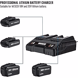 WESCO 20V Charger, WS9919