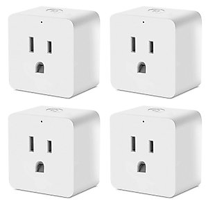 WIFI Smart Plug 4 Pack,LITSPED Smart plugs Work with Amazon Alexa Echo & Google Home and IFTTT, Smart Socket,Outlet Remote Control Devices, No Hub Required,UL Complied