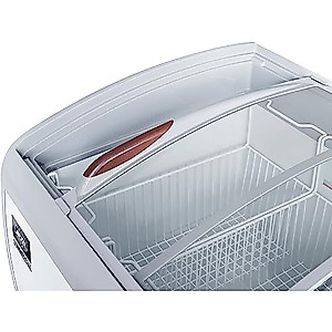 Nexel Ice Cream Freezer, Curved Glass Lid, 49"W