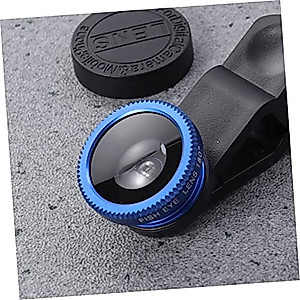ABOOFAN 3pcs ° Camera Fish Super Mobile Kit Smart Compatible with iPhone/Cellphone Smartphones Compatible with s/Phone Blue Lens Lensblue Cell Fish-Eye Angle on Compatible for iPhone