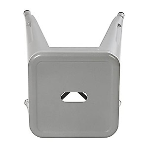 Flash Furniture Metal Dining Table Height Stool - Backless Silver Kai Commercial Grade Stool - 18 Inch Stackable Dining Chair - Set of 4