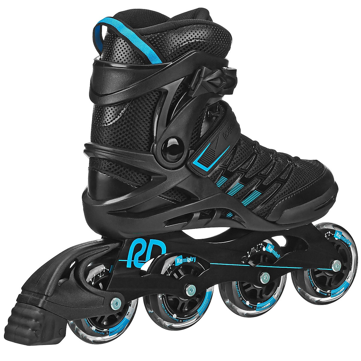 Roller Derby Aerio Q-84 Men's Inline Skates - Black/Blue - Size 09