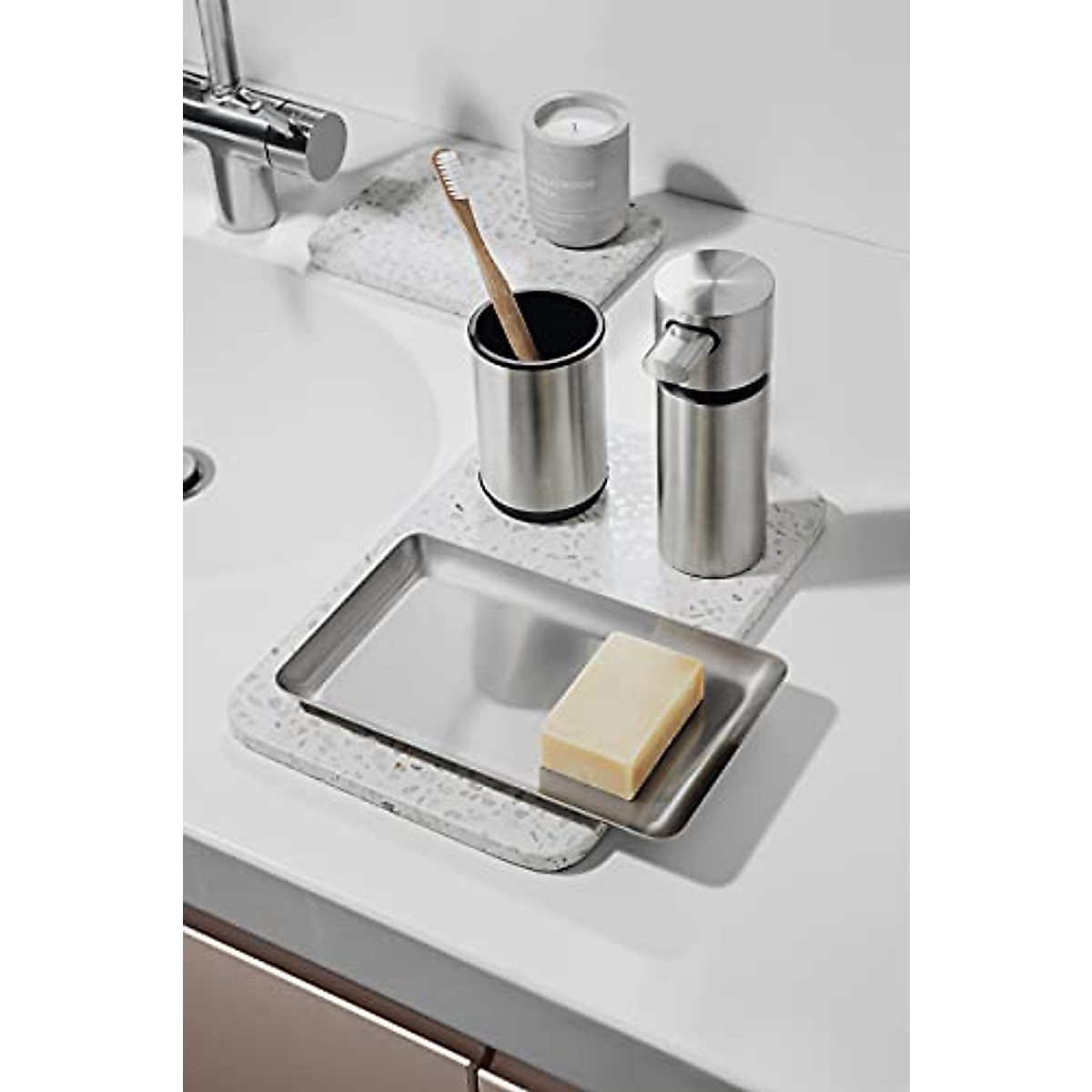 blomus Basic Stainless Steel Tray 4" x 7"