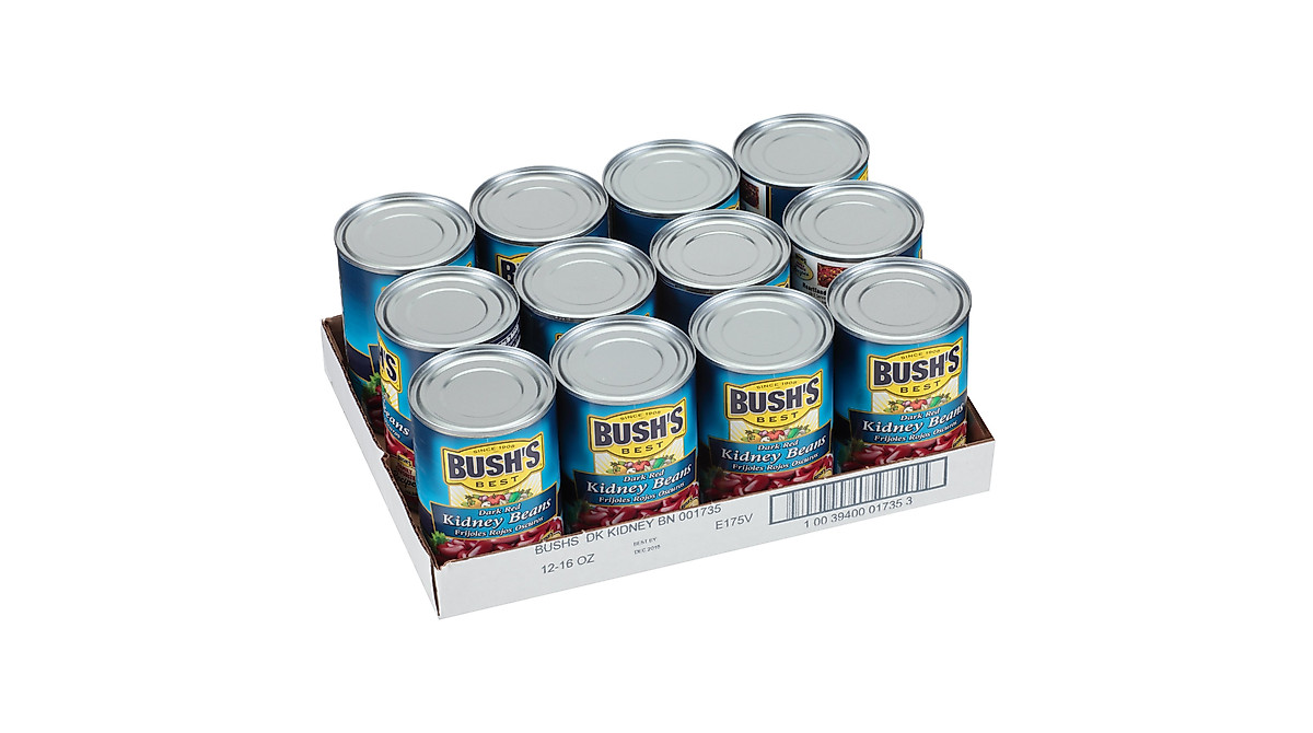 BUSH'S BEST Dark Red Kidney Beans - Plant-Based Protein