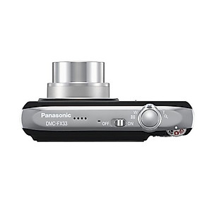 Panasonic Lumix DMC-FX33K 8.1MP Digital Camera with 3.6x Wide Angle MEGA Optical Image Stabilized Zoom (Black)