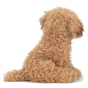 DEMDACO Labradoodle Dog Golden Brown 10 inch Children's Soft Plush Stuffed Animal Toy