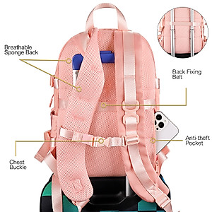 STEAMEDBUN Kawaii Backpack Cute Aesthetic Backpack for Girls,Ita Backpack with Inserts for School (without pins)