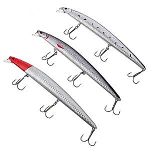 BESPORTBLE 3pcs Bait Artificial Fishing Tackle Fishing Accessory Fishing Supplies Outdoor Fake Lure Life-Like Fishing Lure Fake Fishing Lures Imitation Fishing Hook Household Fishing Tackle