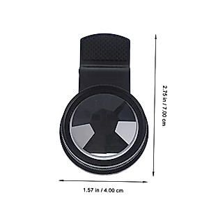 FONDOTIN Phone Camera Jitterbug Smart Phone Smartphone Smart Phones Camera kit Phone Lens kit Phone Lens with Clip Tablets Lens Plastic Filters Lens Mobile Phone Lens Phones Lens Clip-on