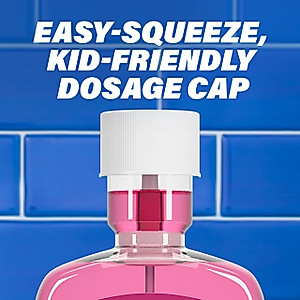 ACT Kids Anticavity Fluoride Rinse Bubble Gum Blowout 16.9 fl. oz. Accurate Dosing Cup, Alcohol Free