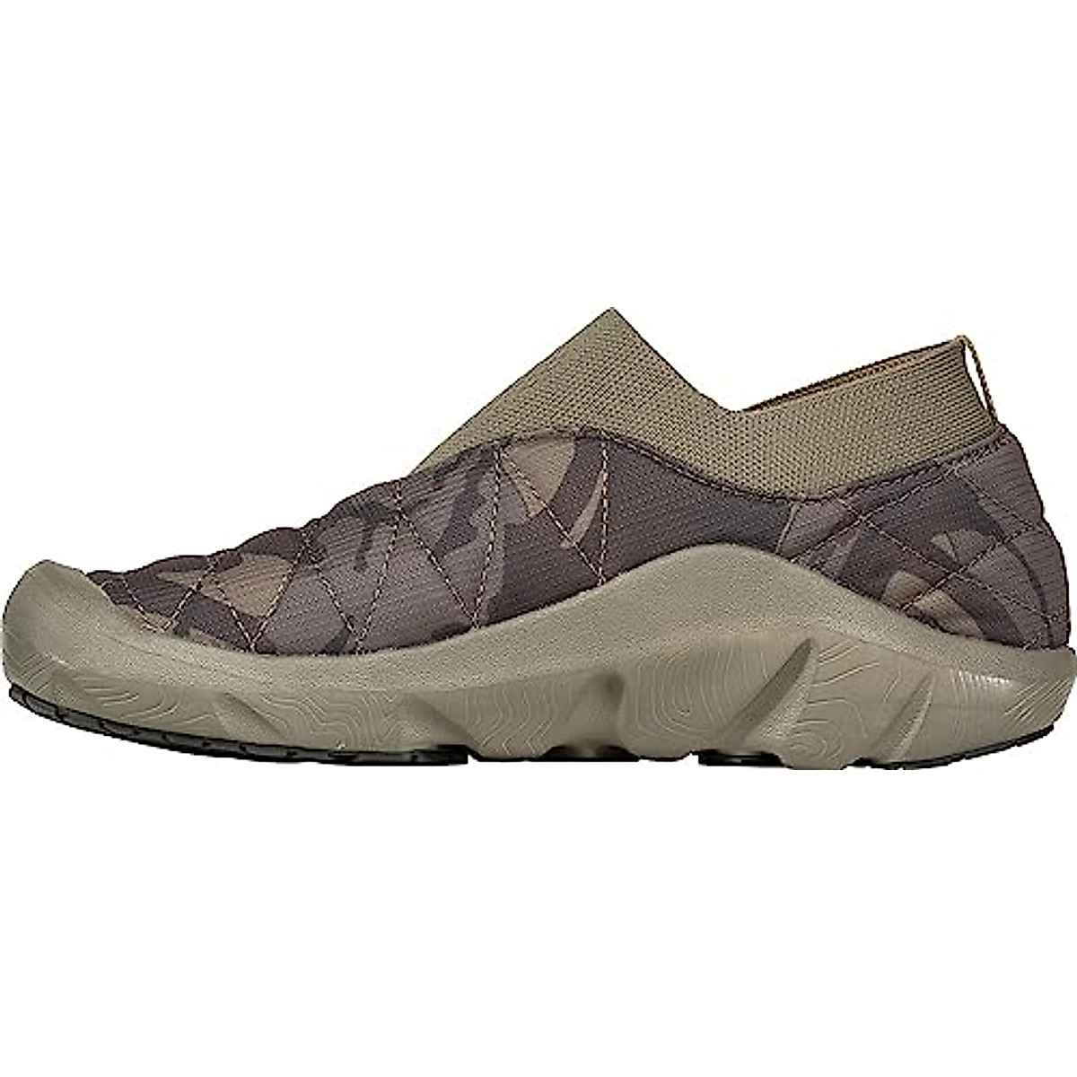 Oboz Unisex Whakatā Puffy Low Print Boot, Camo (Women's 14 / Men's 12)