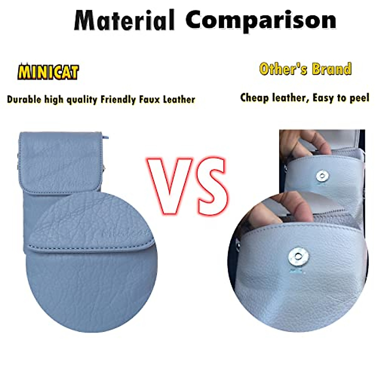 MINICAT Roomy Pockets Series Small Crossbody Bags Cell Phone Purse Wallet for Women(Black)