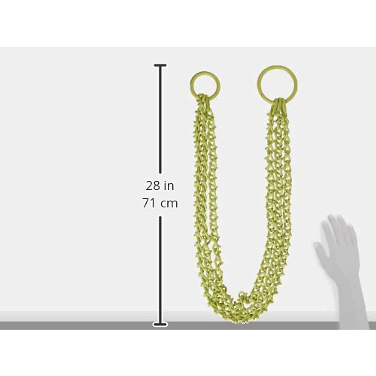 Brush Grubber Heavy Duty 4 Foot Long Triple Chain ATV, UTV, and Tractor Shrub and Clump Grubber Chain for Removing Unwanted Brush and Shrub