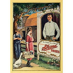 Menswear Review 1922 Strand Shirts Poster Print by Unknown (18 x 24)